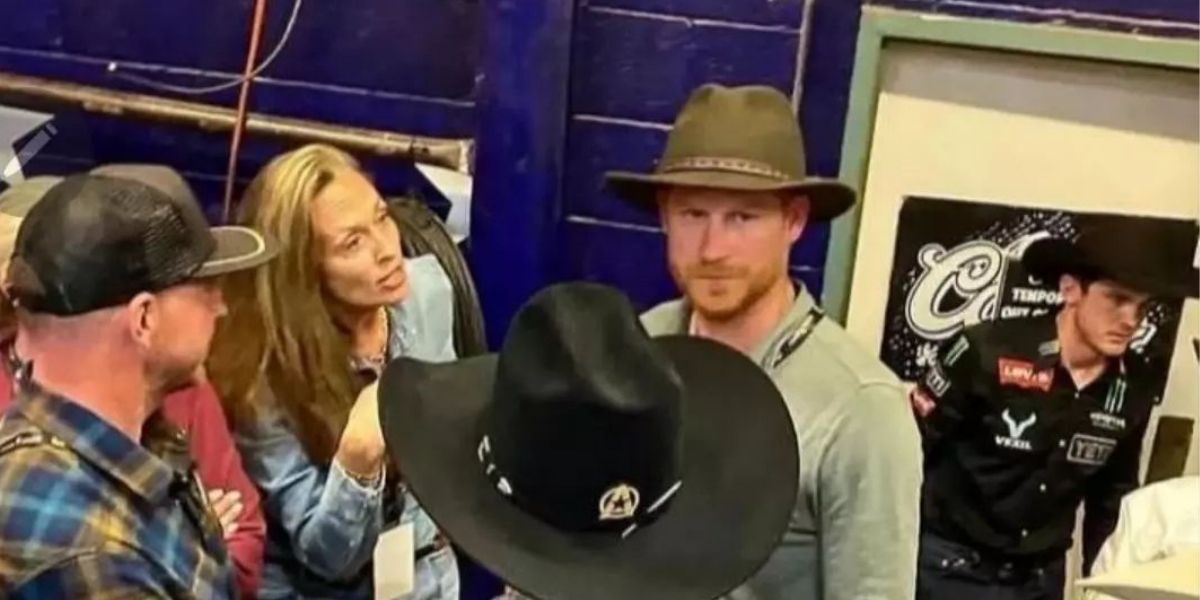 La foto del Principe Harry vestito da cowboy ad un rodeo | DireDonna