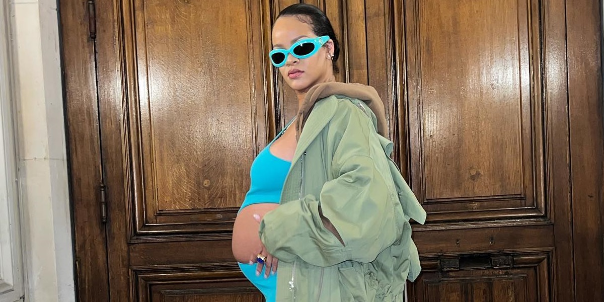 Rihanna e il baby Fashion Killa, fotografati da Annie Leibovitz per Vogue